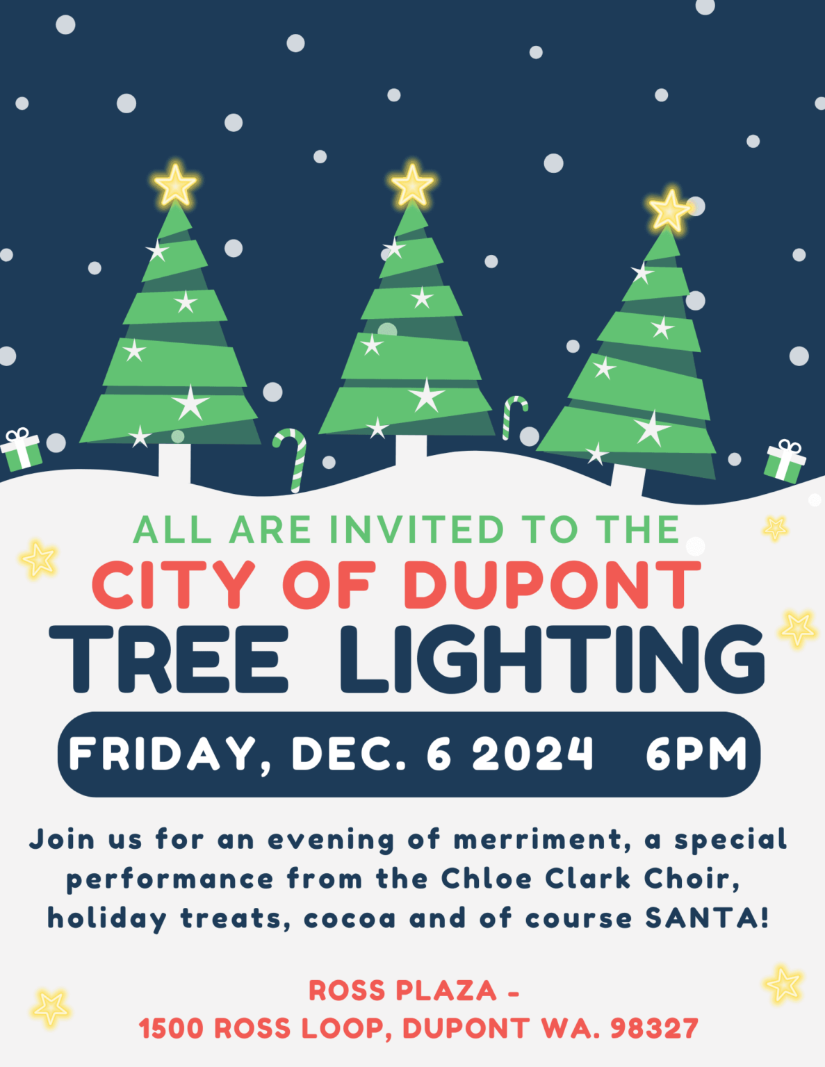 Tree Lighting: City of DuPont 2024 - America's Credit Union